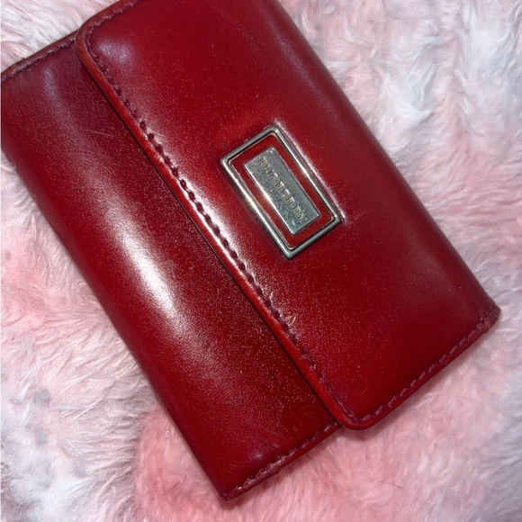 Burberry | Accessories | Burberry Red Leather Key Holder | Poshmark